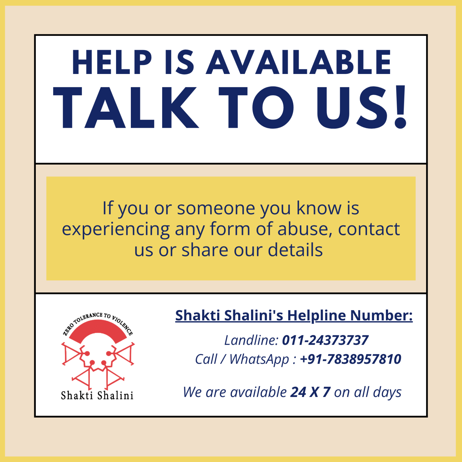 24×7 HELPLINE SUPPORT FOR THE SURVIVORS OF GENDER/SEXUAL VIOLENCE ...